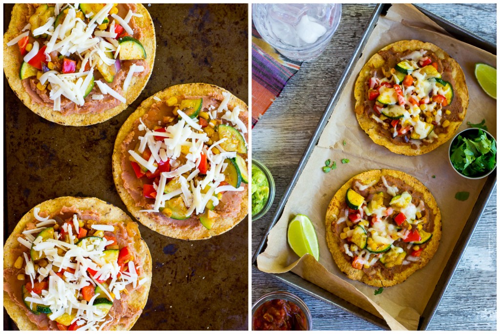 30-Minute Summer Vegetable Tostadas - She Likes Food