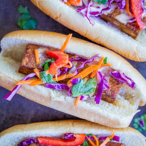 Smoky Homemade Veggie Dogs - She Likes Food