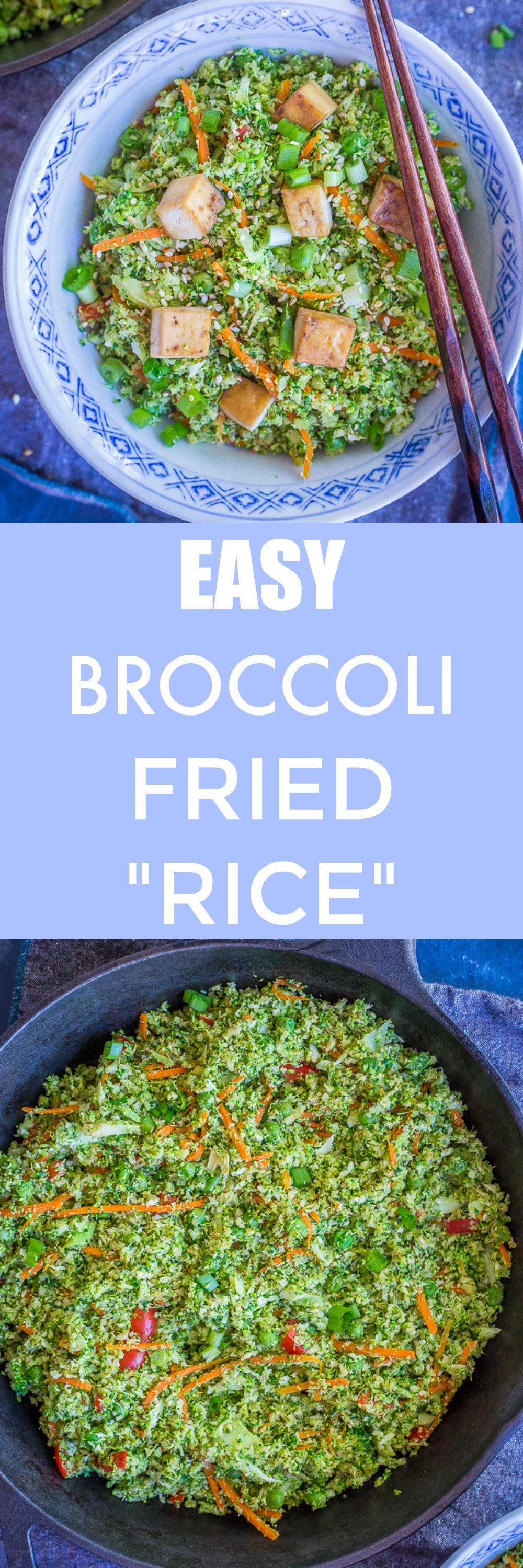 Easy Broccoli Fried "Rice" - She Likes Food