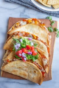Baked Vegetarian Tacos - She Likes Food