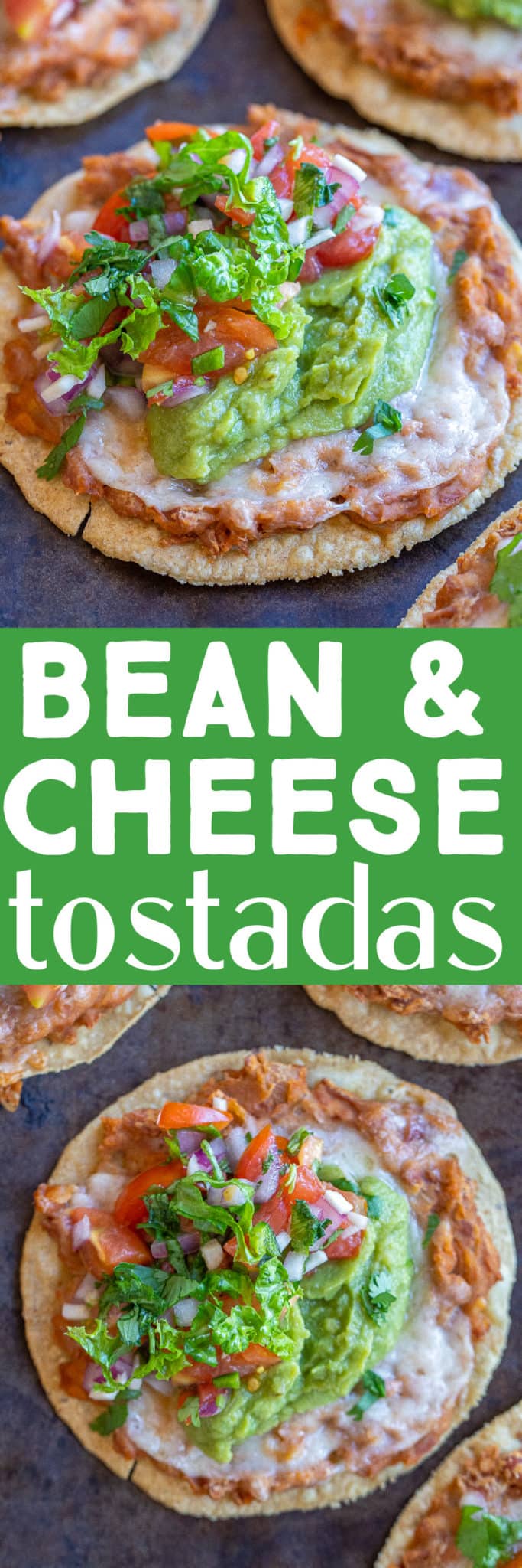 Bean and Cheese Tostadas - She Likes Food