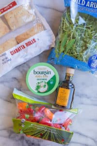 Balsamic Sweet Pepper and Boursin Sandwiches - She Likes Food