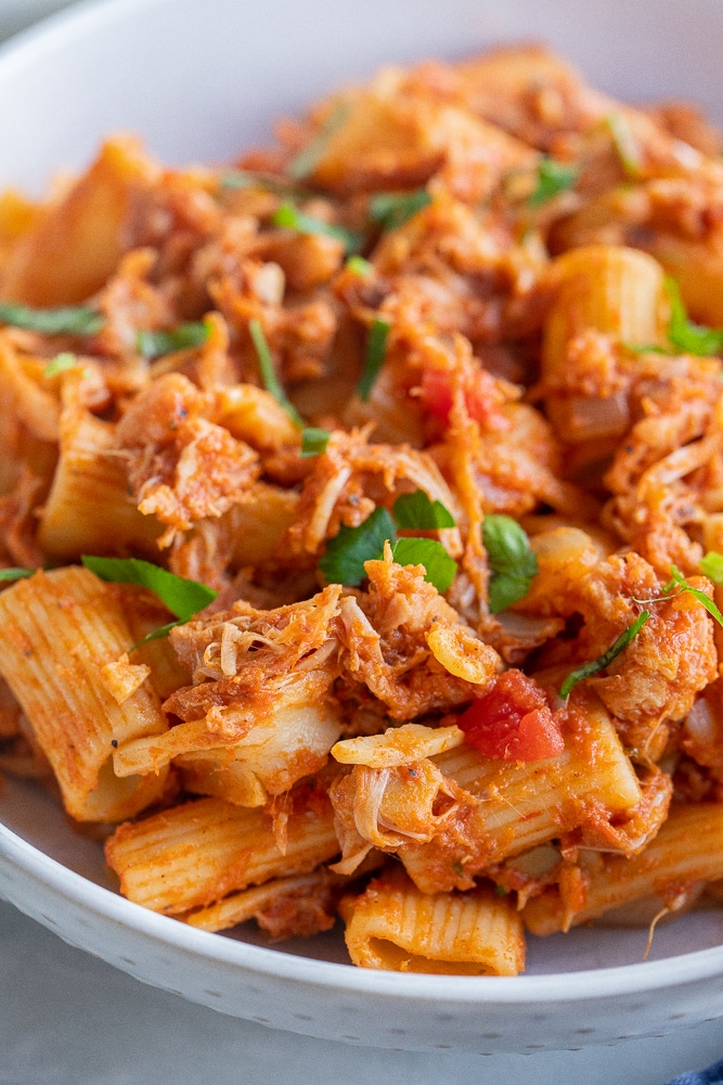 Smoky Jackfruit Rigatoni - She Likes Food
