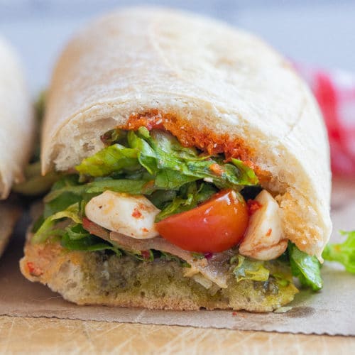 Caprese Salad Sandwiches - She Likes Food