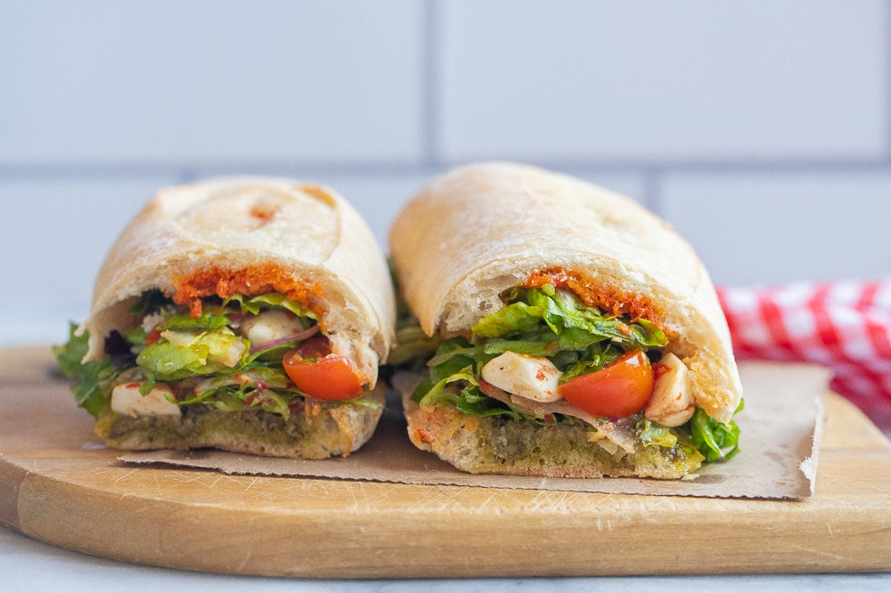 Caprese Salad Sandwiches - She Likes Food