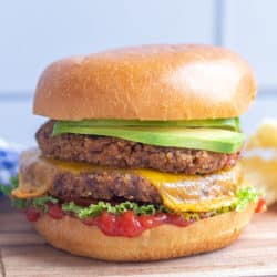 Black Bean Smash Burgers - She Likes Food
