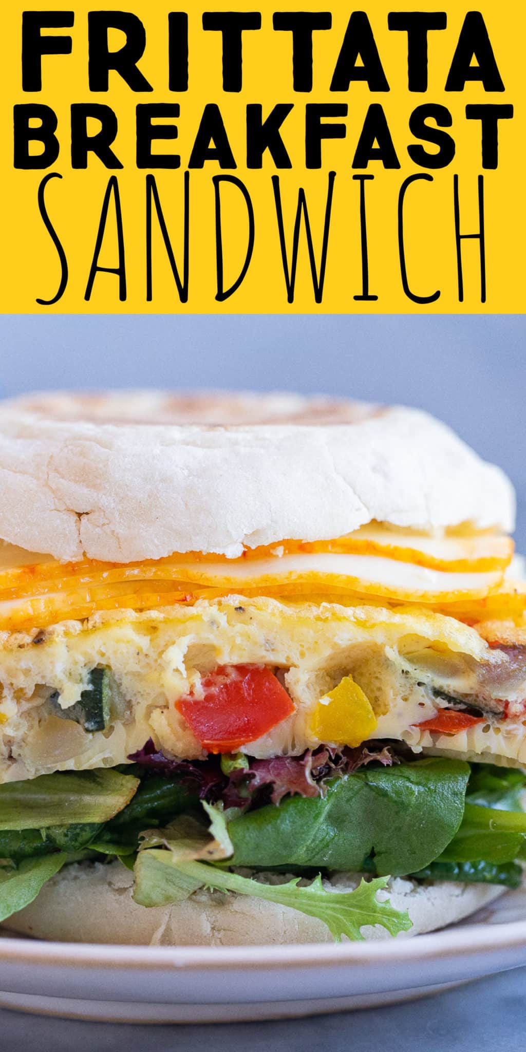 Frittata Breakfast Sandwich - She Likes Food