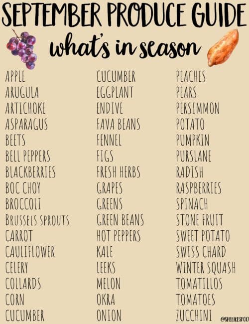 Seasonal Produce Guide Archives - She Likes Food