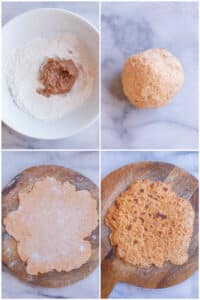Easy Two Ingredient Flatbread Recipe Four Flavors She Likes Food