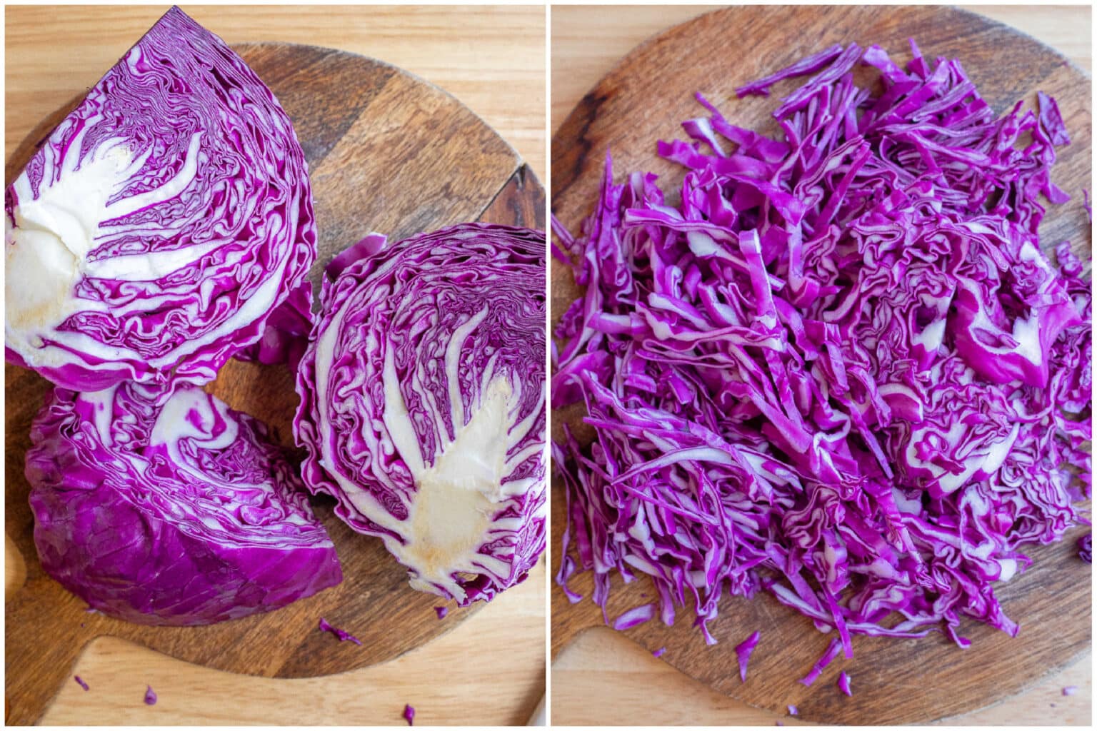 Easy Purple Cabbage Salad Recipe - She Likes Food