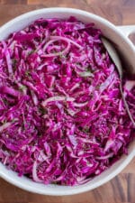 Easy Purple Cabbage Salad Recipe - She Likes Food